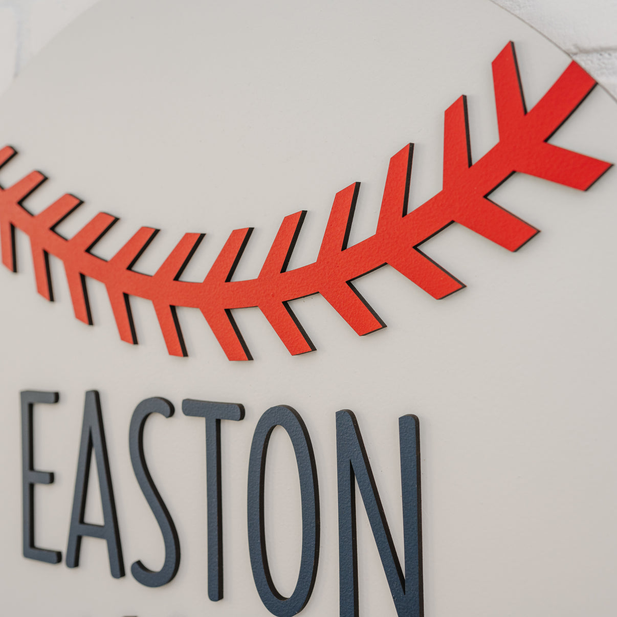 Personalized Baseball Name Sign – The Handmade Sign Co.
