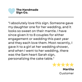 Personalized First Names Sign – The Handmade Sign Co.