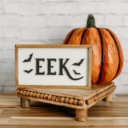 Halloween Mini Sign | White Background – The Handmade Sign Co.