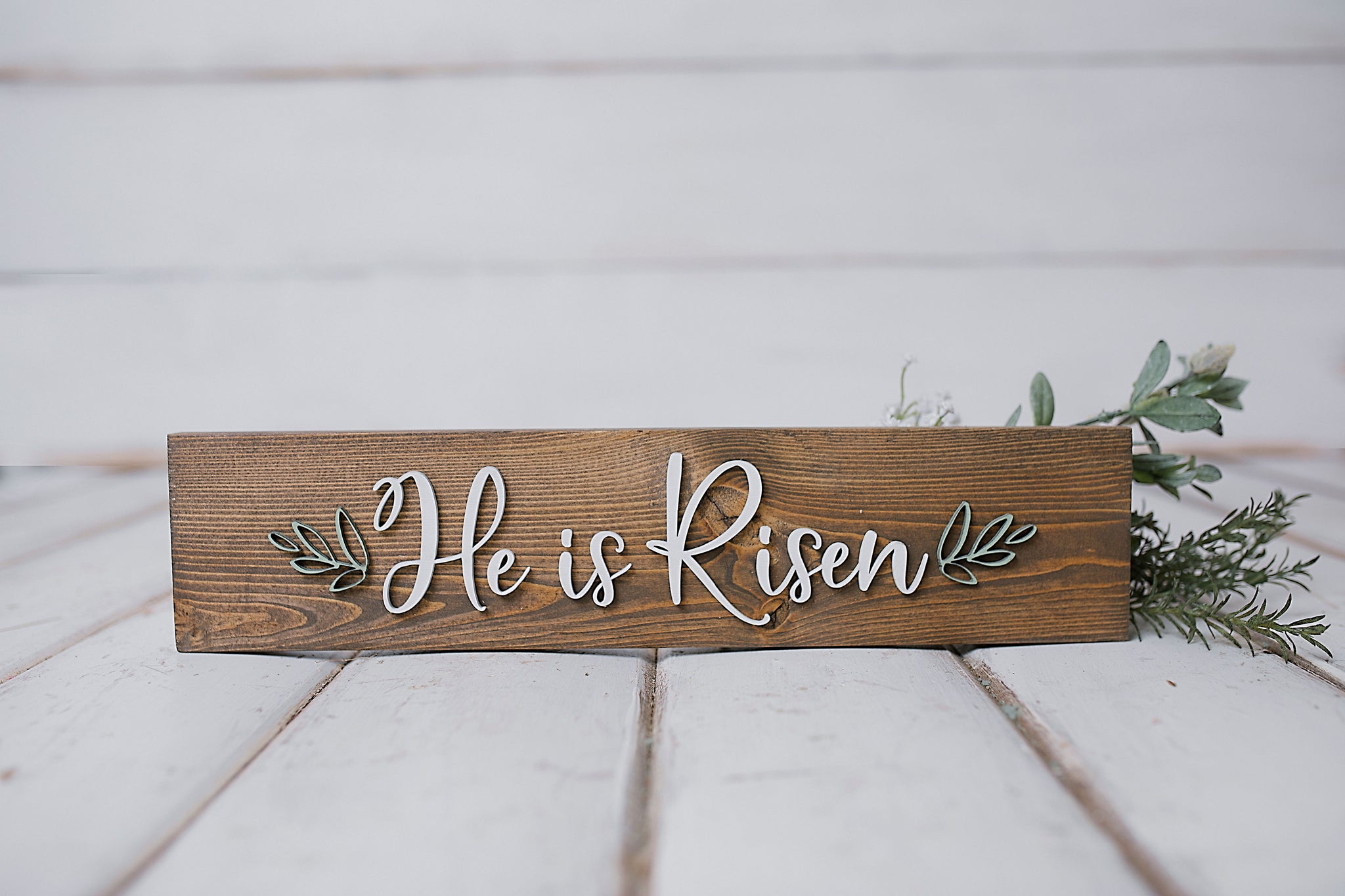 He is Risen | 4x15 inch Wood Sign – The Handmade Sign Co.