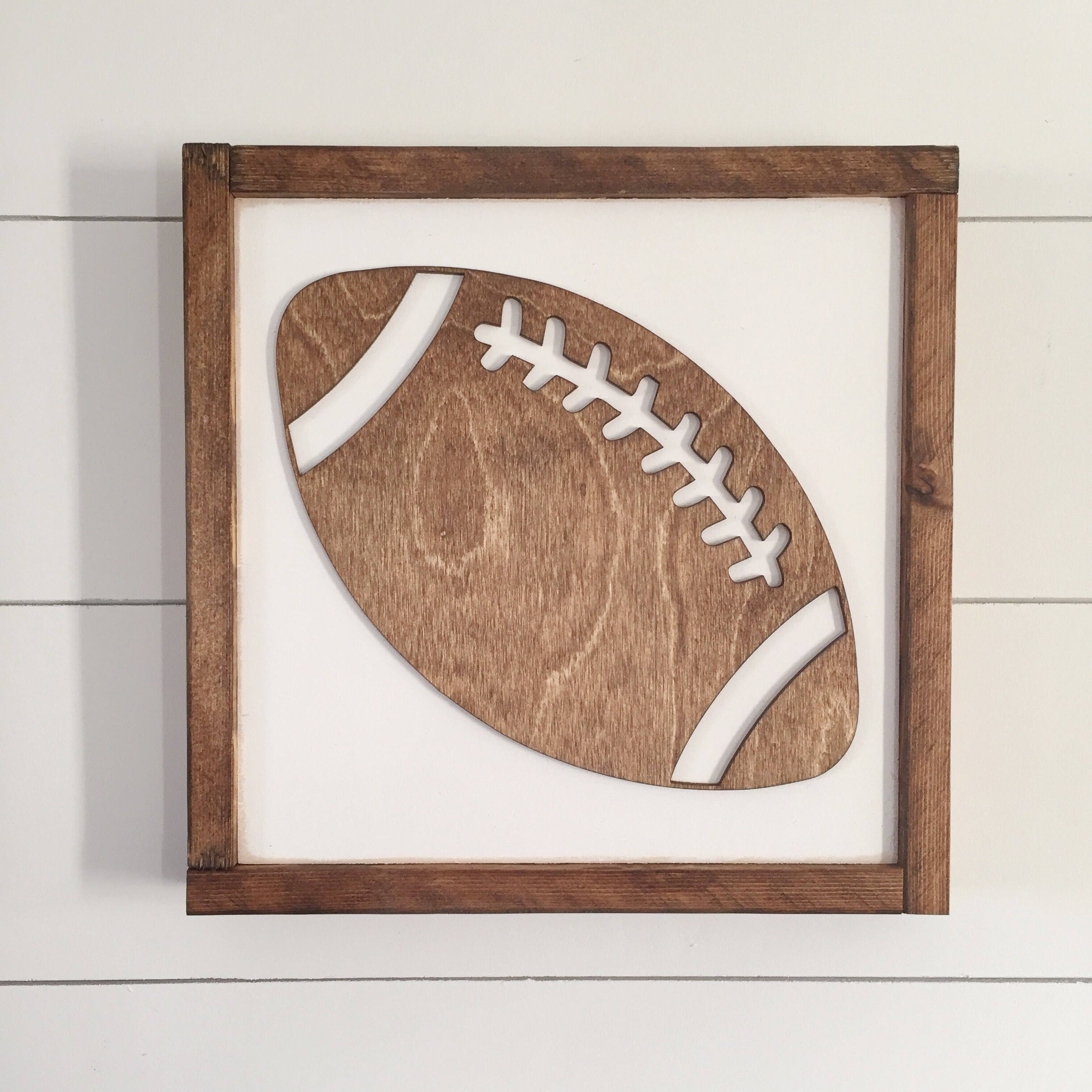 Sports Sign | 11x11 inch Wood Sign — The Handmade Sign Co.