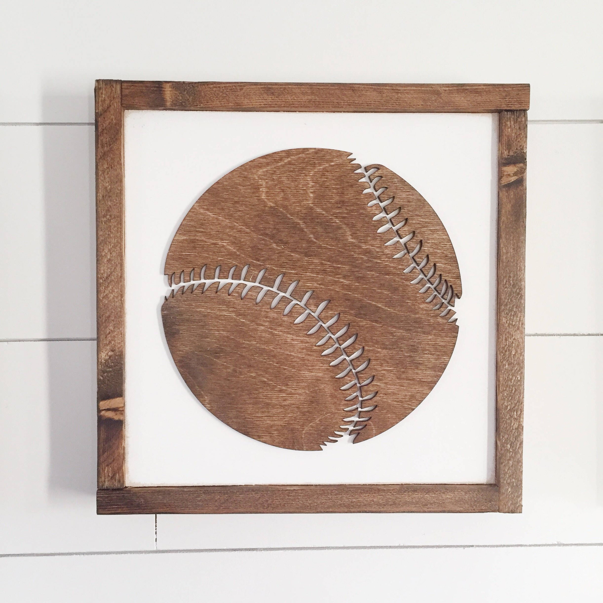 Sports Sign | 11x11 inch Wood Sign — The Handmade Sign Co.