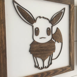 Personalized Pokémon Wood Sign – Custom Bedroom Decor Featuring Pikach ...
