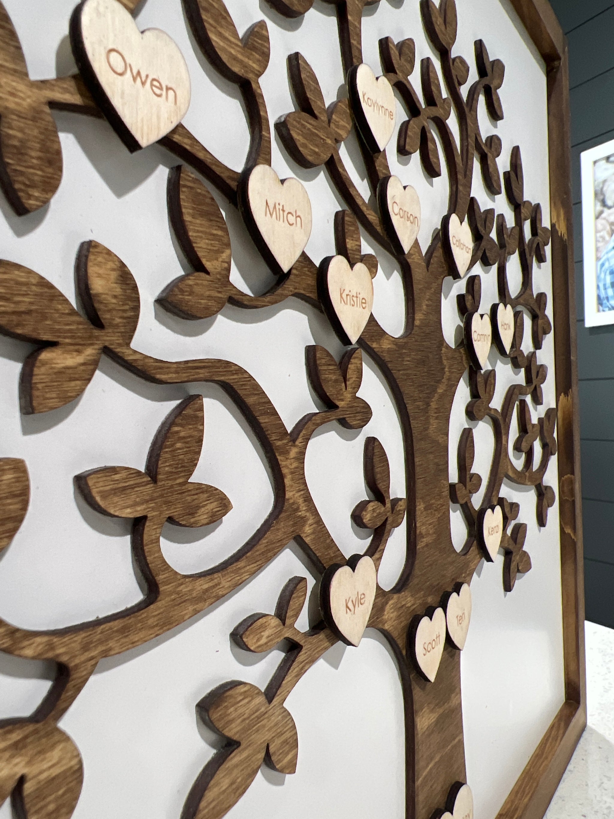 Personalized Family Tree Sign | 16x16 inch – The Handmade Sign Co.